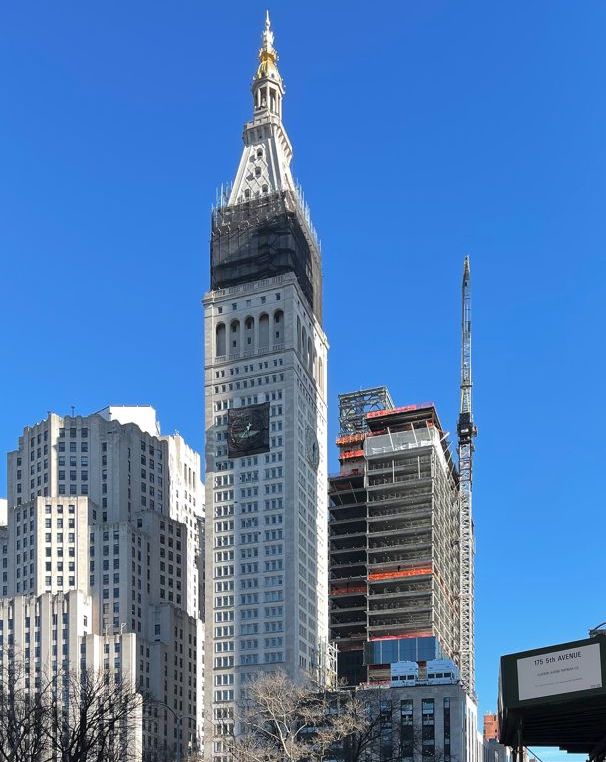 Facade Work Commences at One Madison