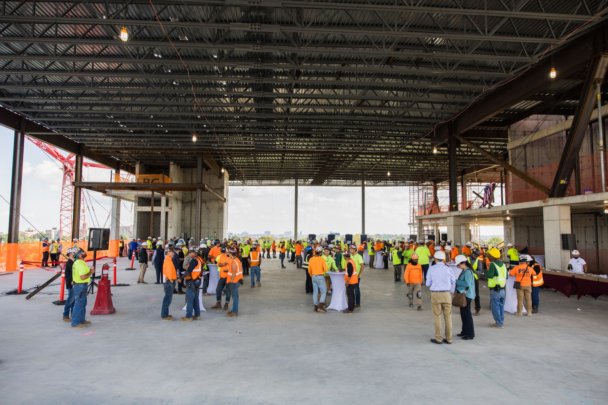 TV Production Studio Tops Out in Woodside