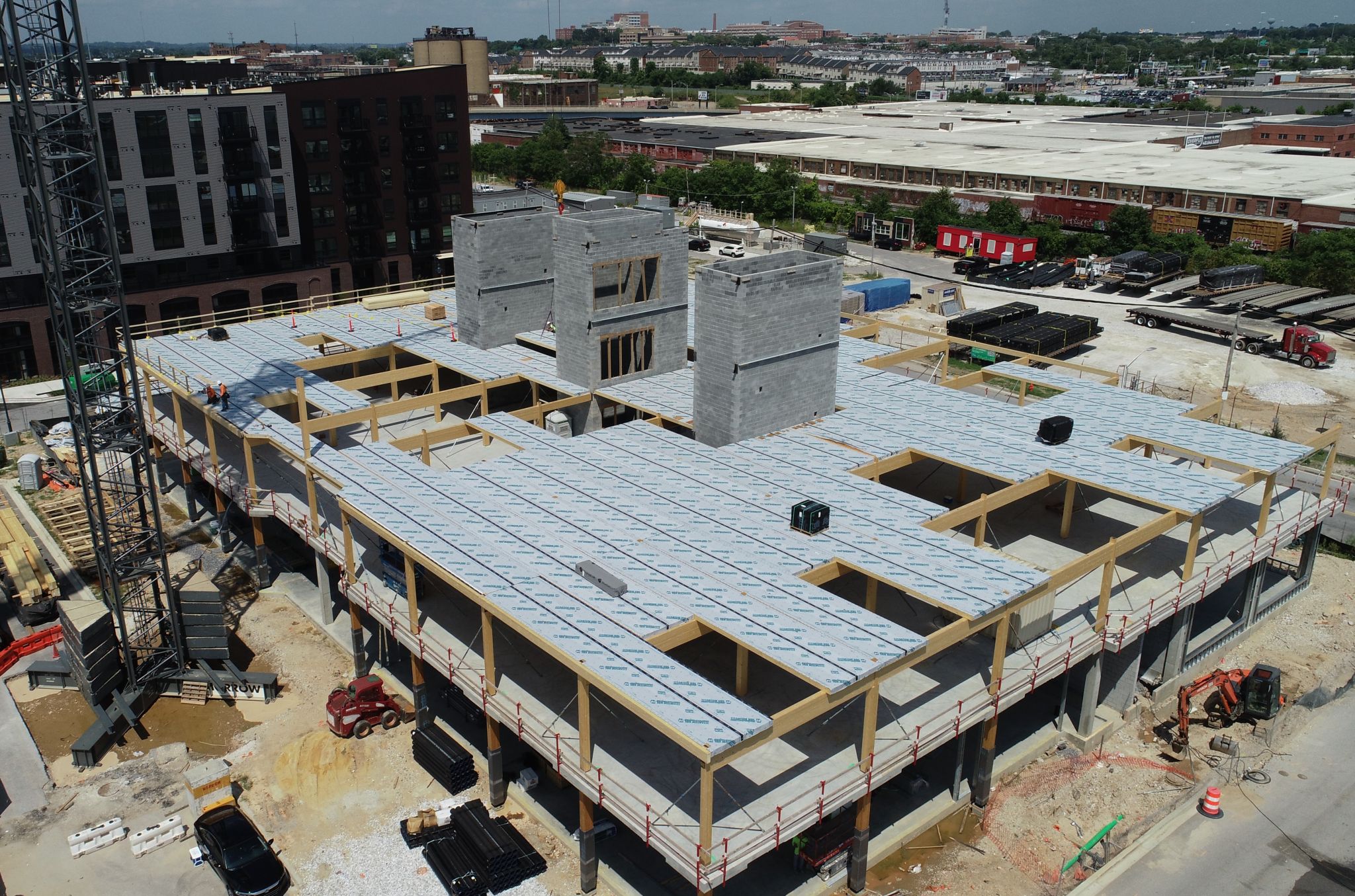 Baltimore’s First Mass Timber Office Building Reaches an Exciting and ...
