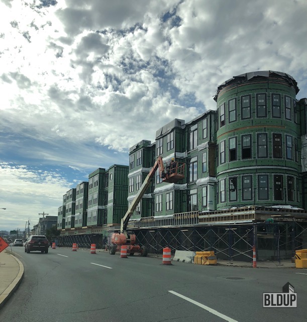 Exterior Work Underway at the Commons at Prospect Hill