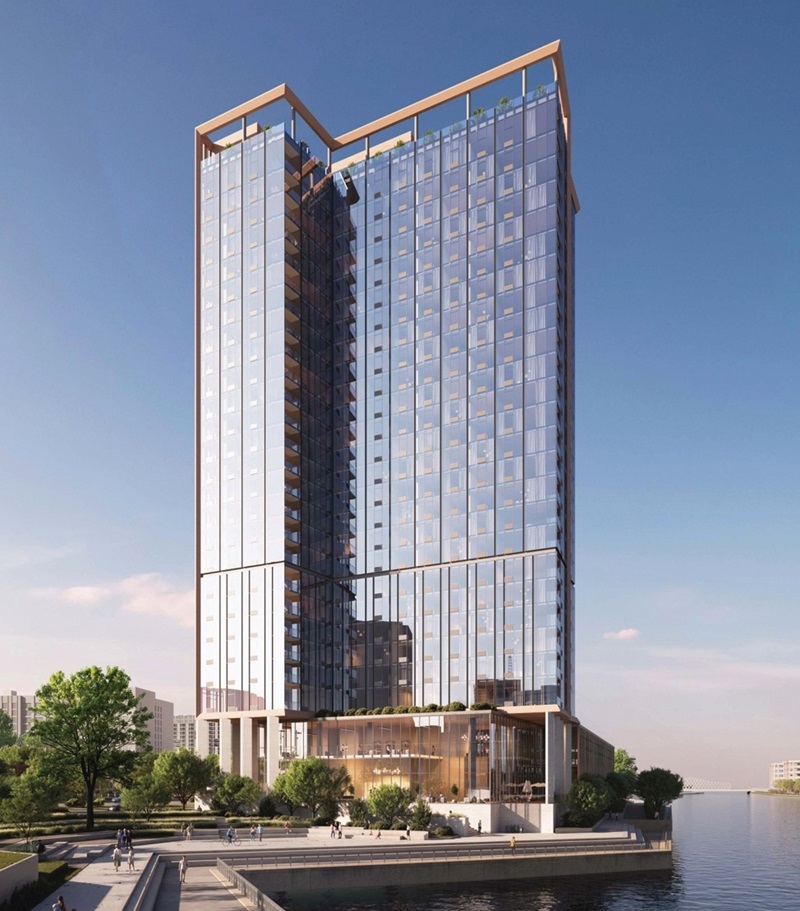 25-Story Tower Project Begins to Rise on Newark's Waterfront