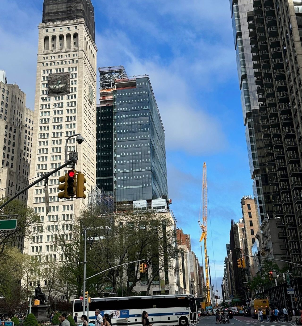 Facade Work Quickly Progresses at One Madison