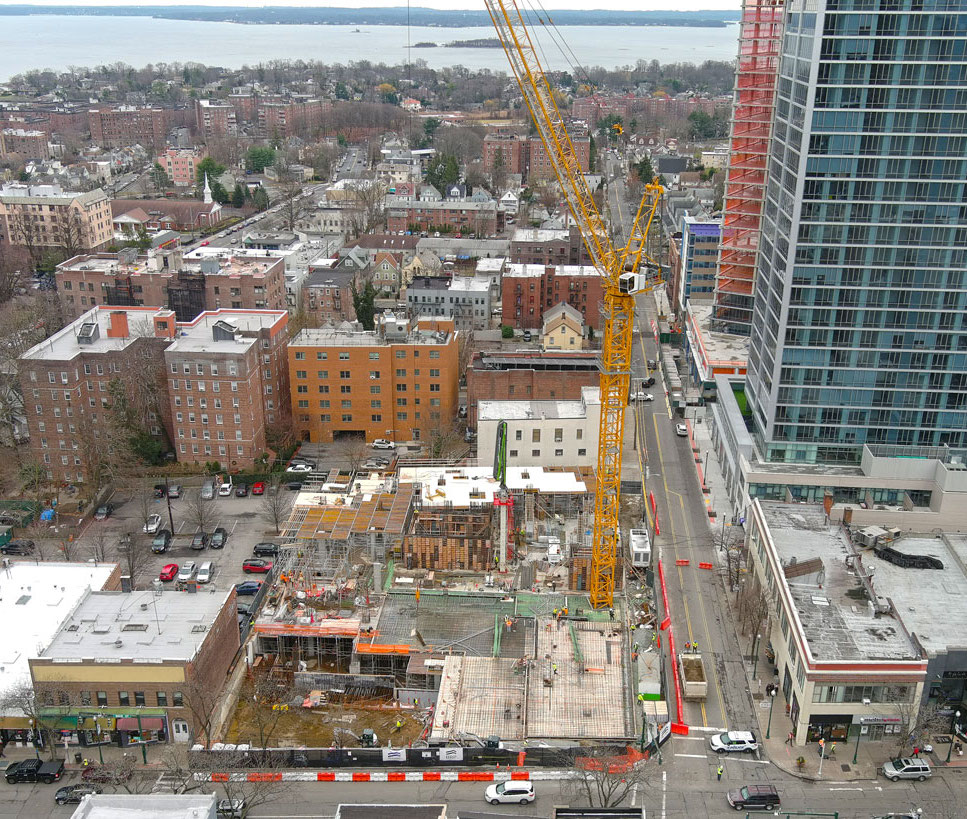 26-Story Tower Project Begins to Rise in New Rochelle