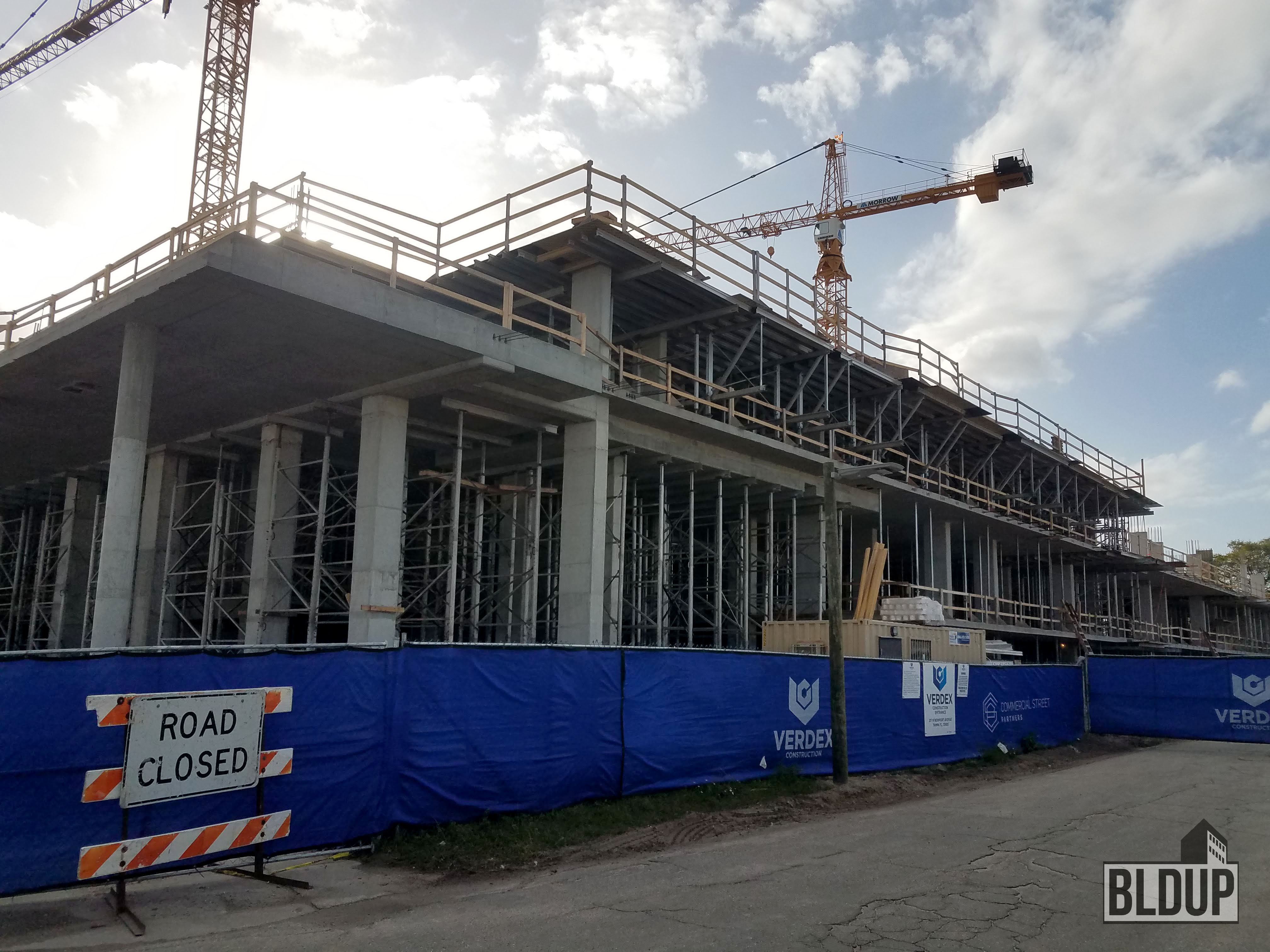 Framing Moving Forward at Tampa Student Housing Project