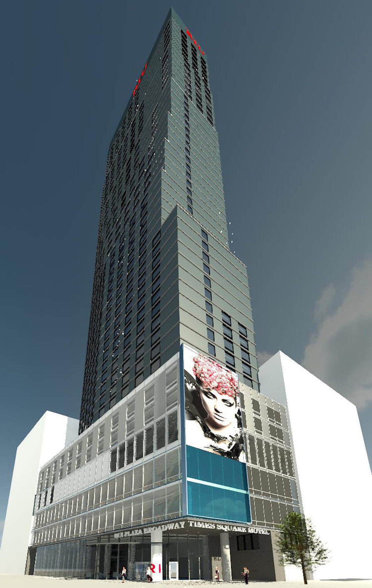 Excavation Underway for 54-Story Midtown Hotel Tower