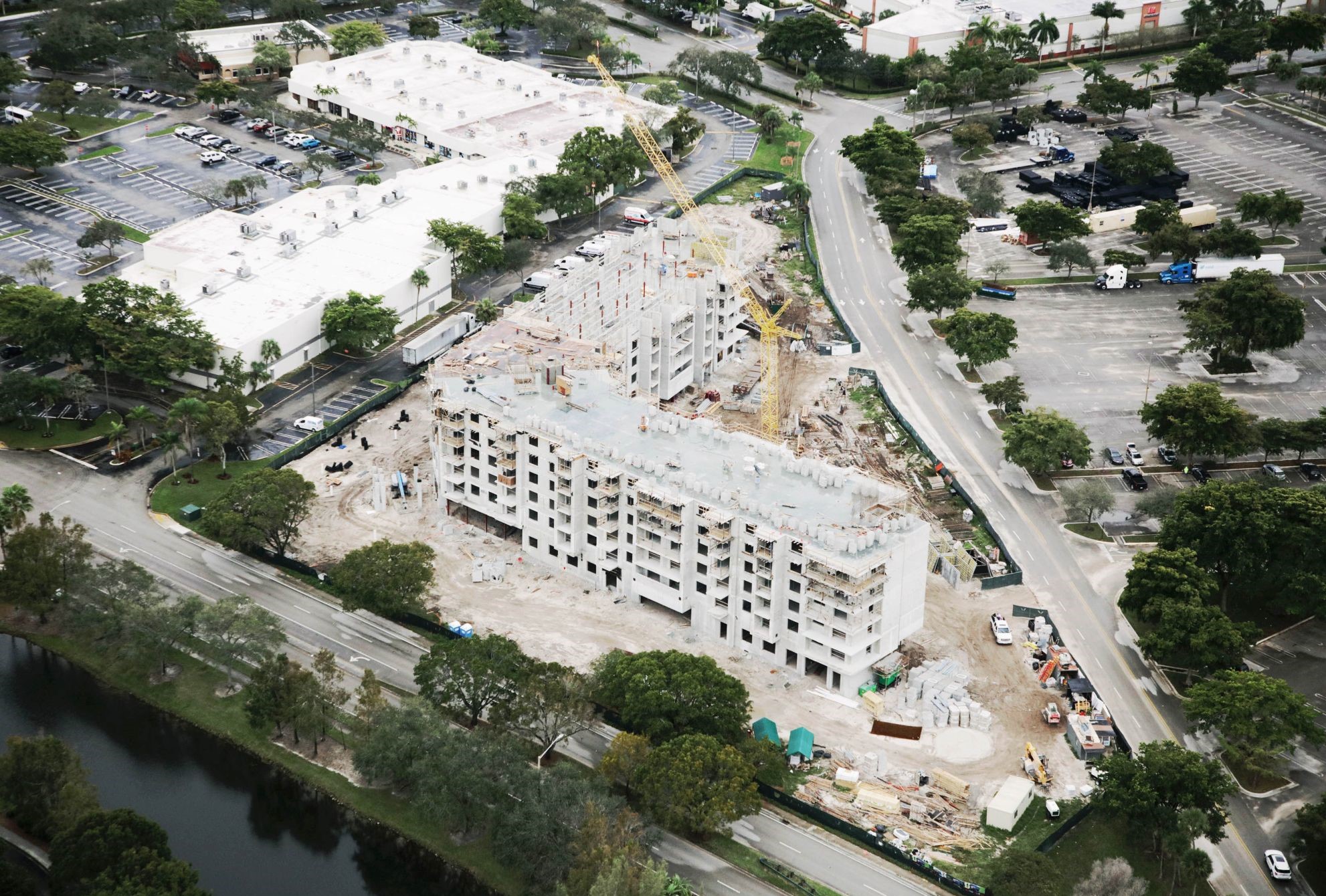 Framing Is Progressing at Metropolitan at Coral Square