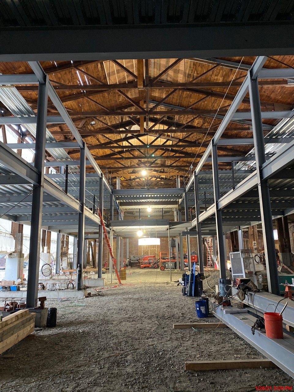 Interior Work Making Headway on The Foundry in Kendall Square