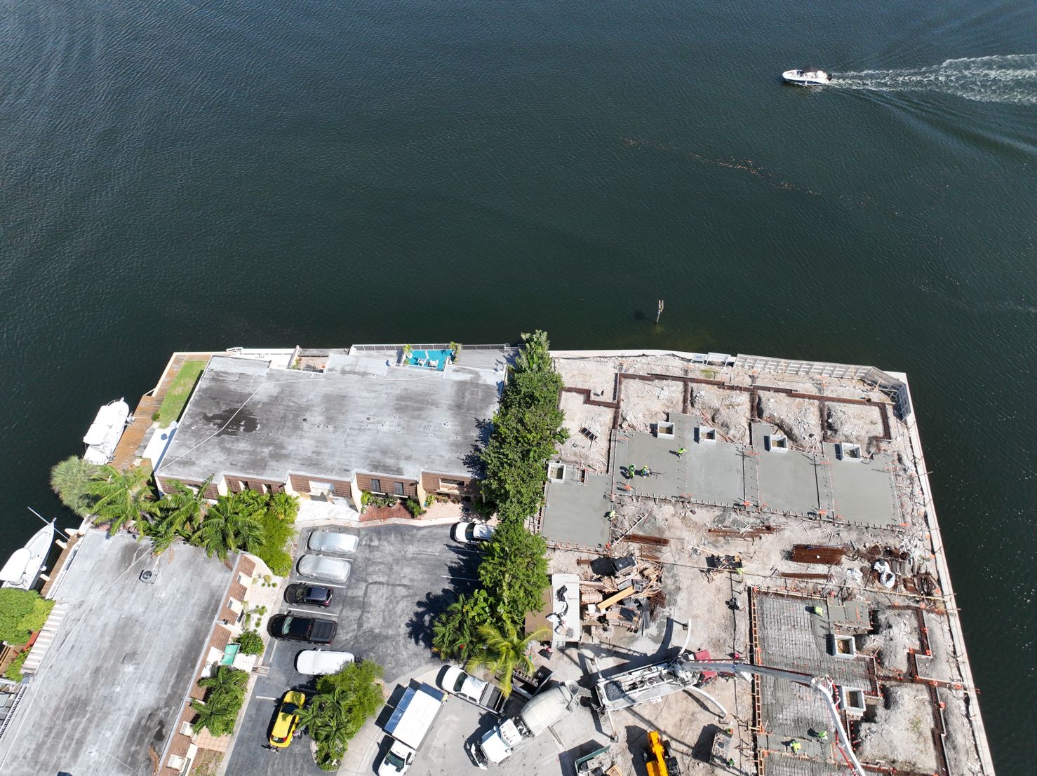 Construction Progress at The Koya Bay Development In North Miami Beach