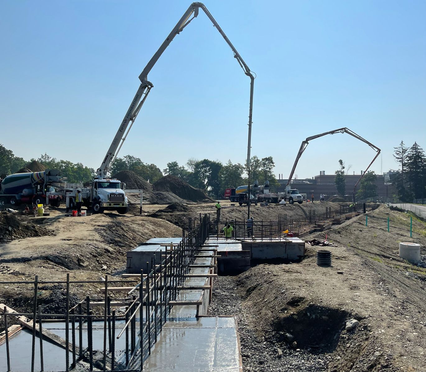 Foundation Pouring Underway at Reactory in Worcester