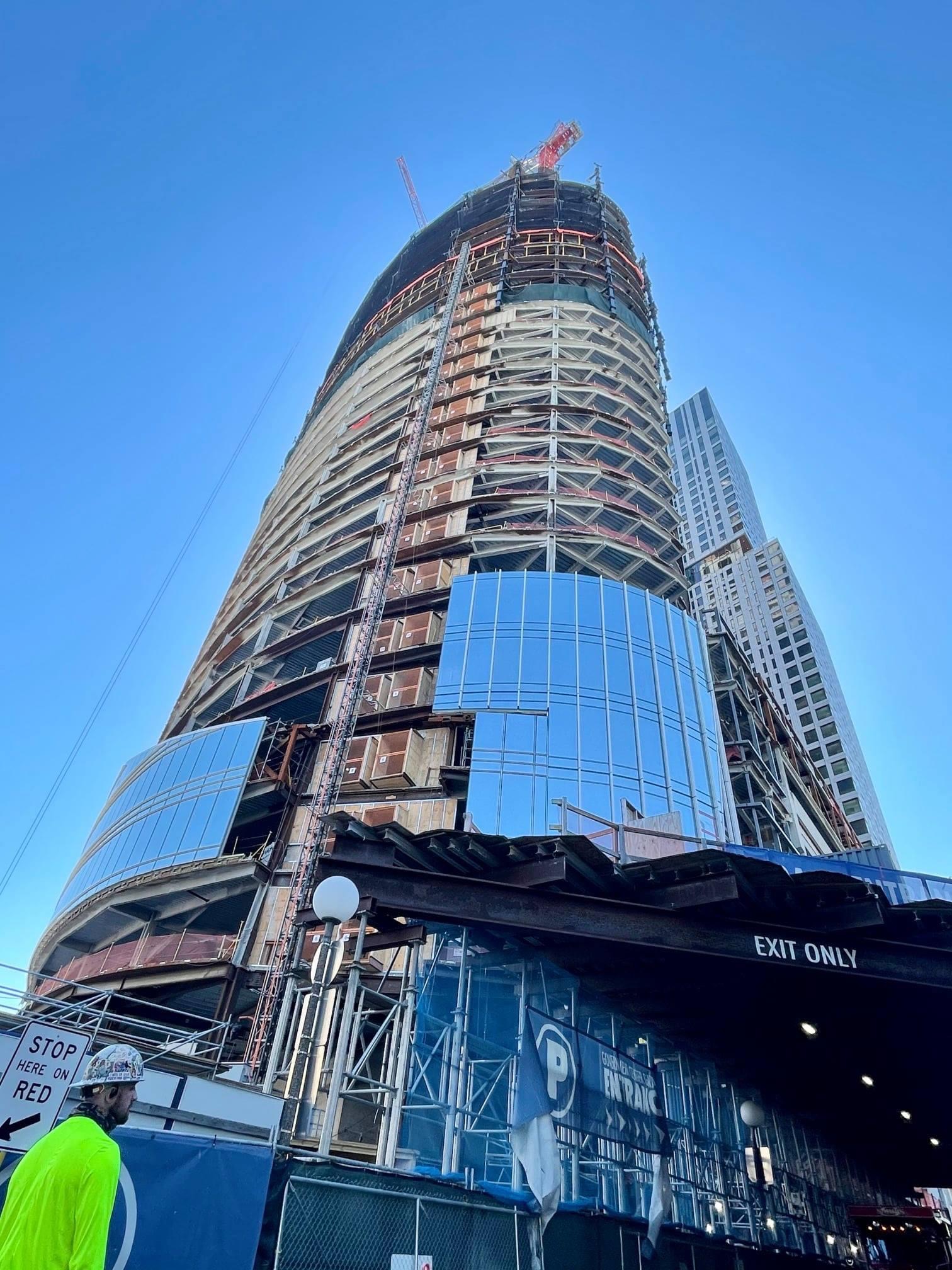 Core Nearing Completion on One Congress, Steel Framing to Begin