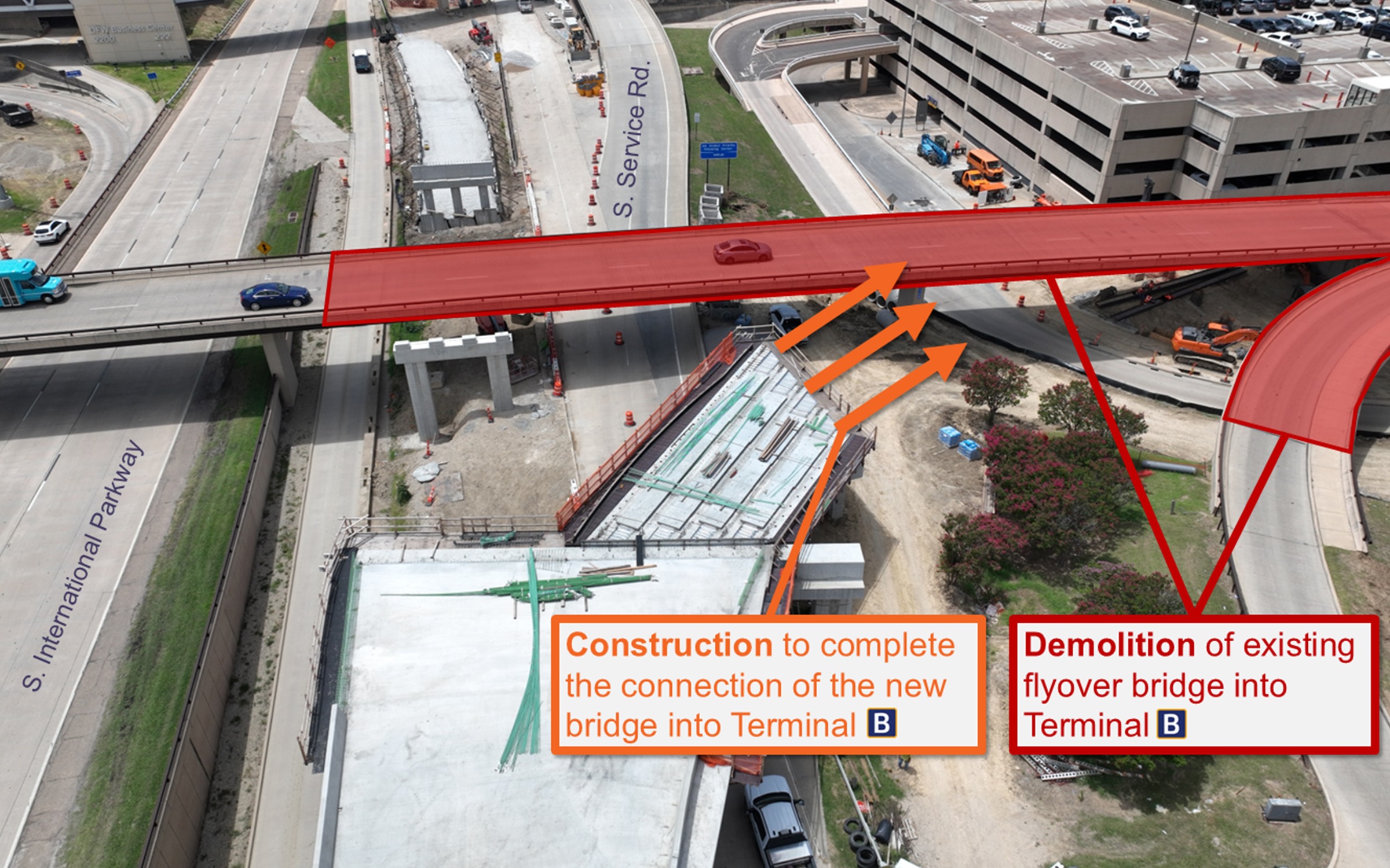 Construction Update: DFW Prepares to Build New Terminal Bridge