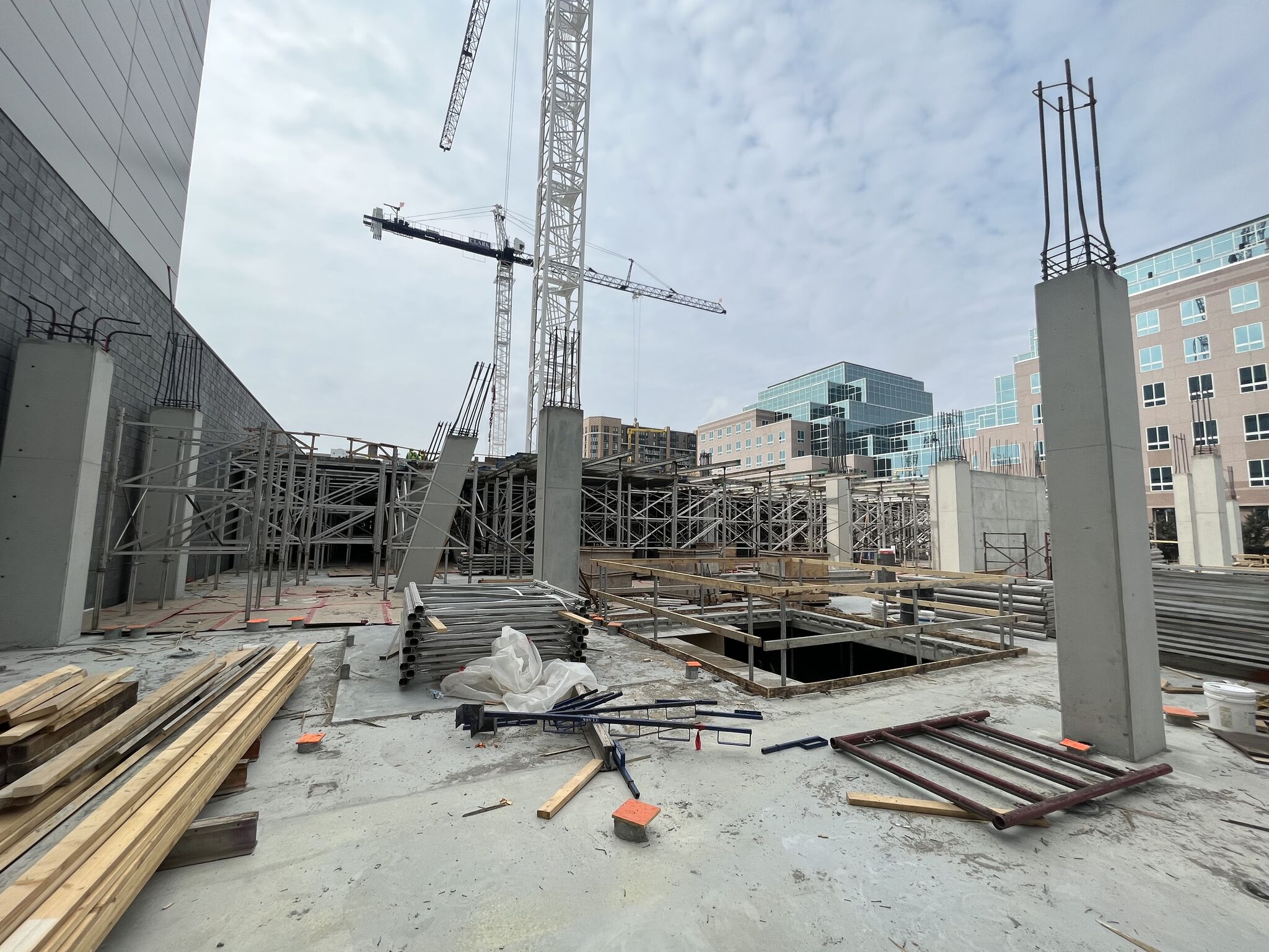 Construction Continues for GMU Fuse at Mason Square