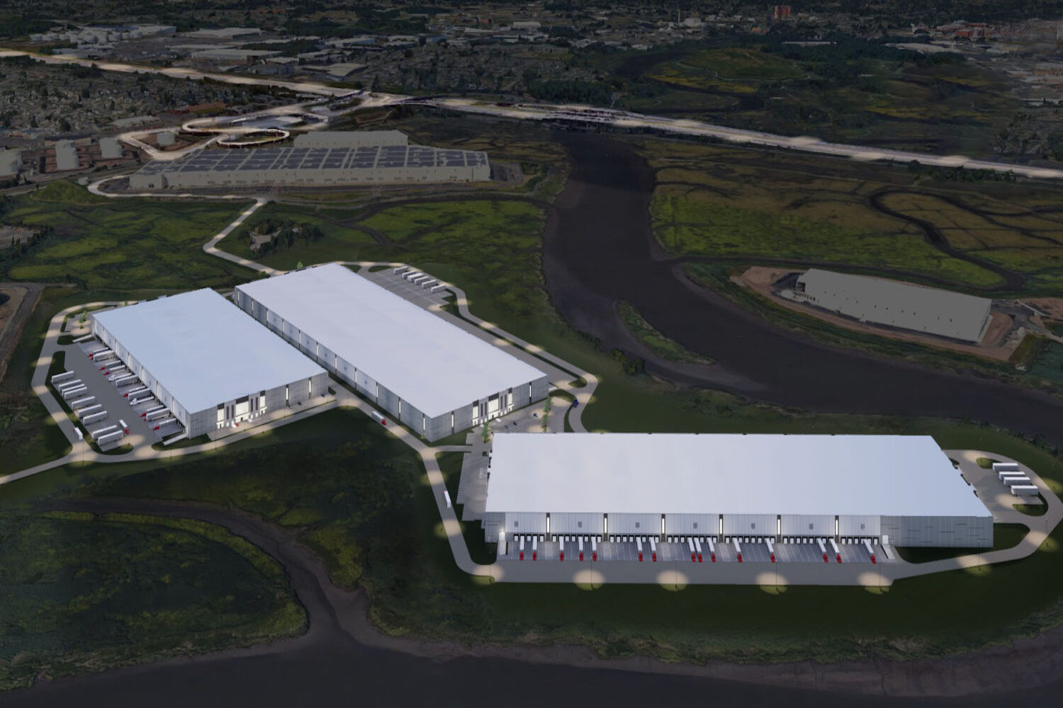 Ground Breaks on 126-Acre Industrial Park in Carteret