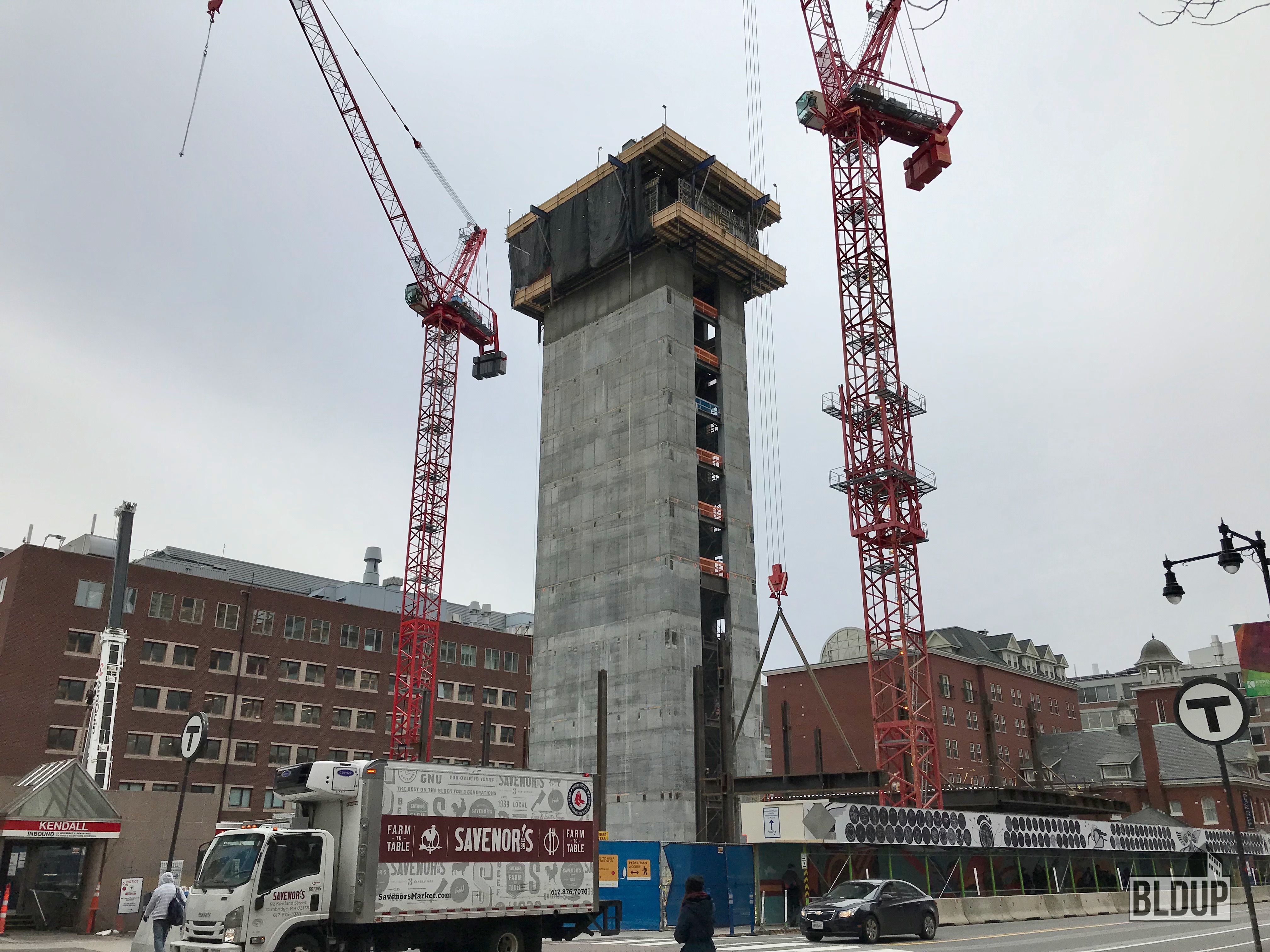 Concrete Core Climbing at 314 Main Street in Kendall Square