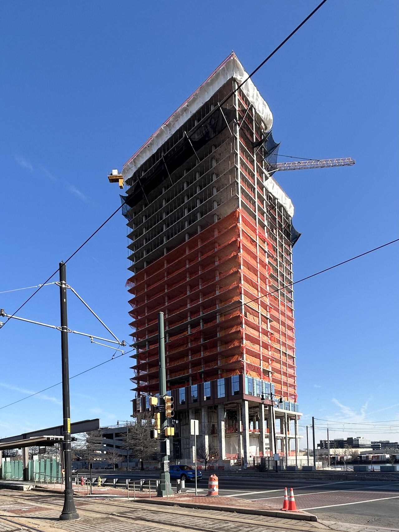 25-Story Tower Project Nears Top Out on Newark's Waterfront