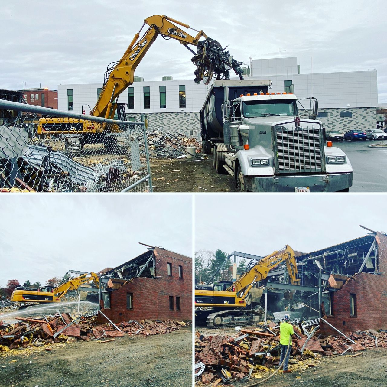 Demolition Work Continues on Union Hospital Building