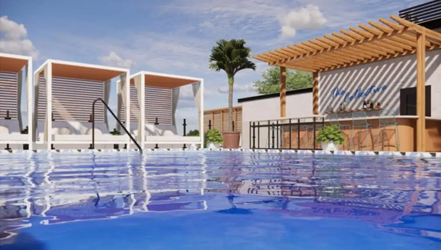 New Renderings Revealed of Rooftop Bar at Moxy Hotel in Edge Collective ...