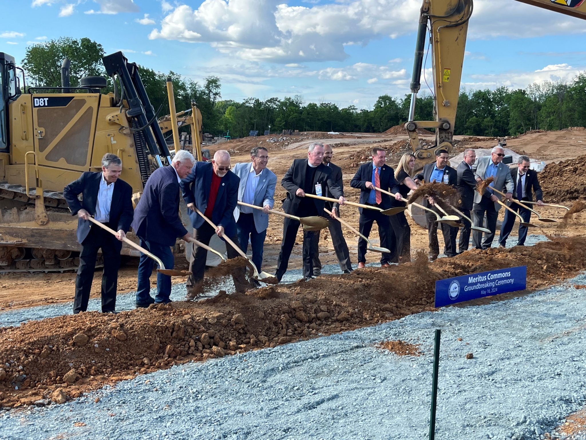 Development Team Celebrates Groundbreaking for Meritus Commons
