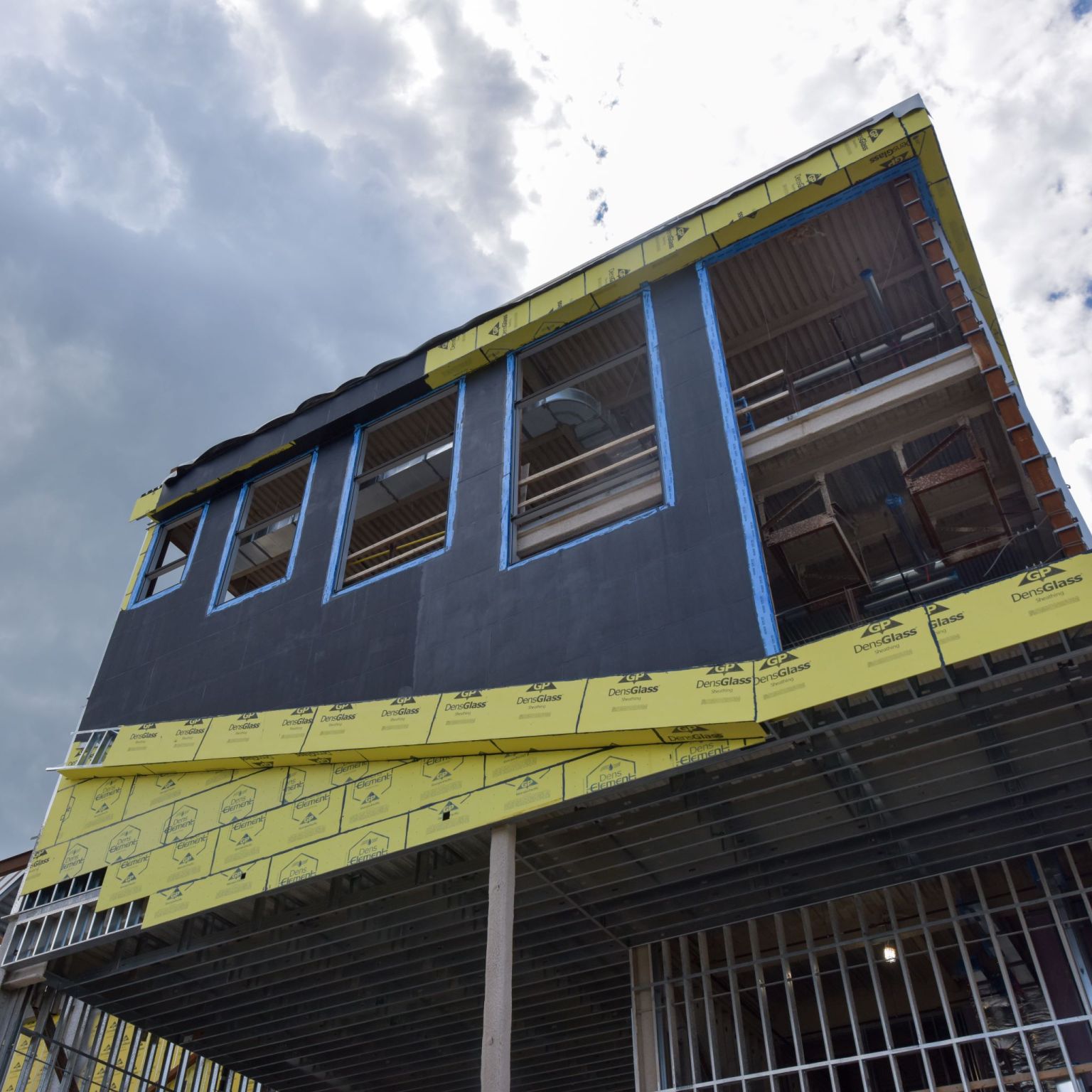 Framing and Enclosure Underway on Freedom Wind at Patriot Place