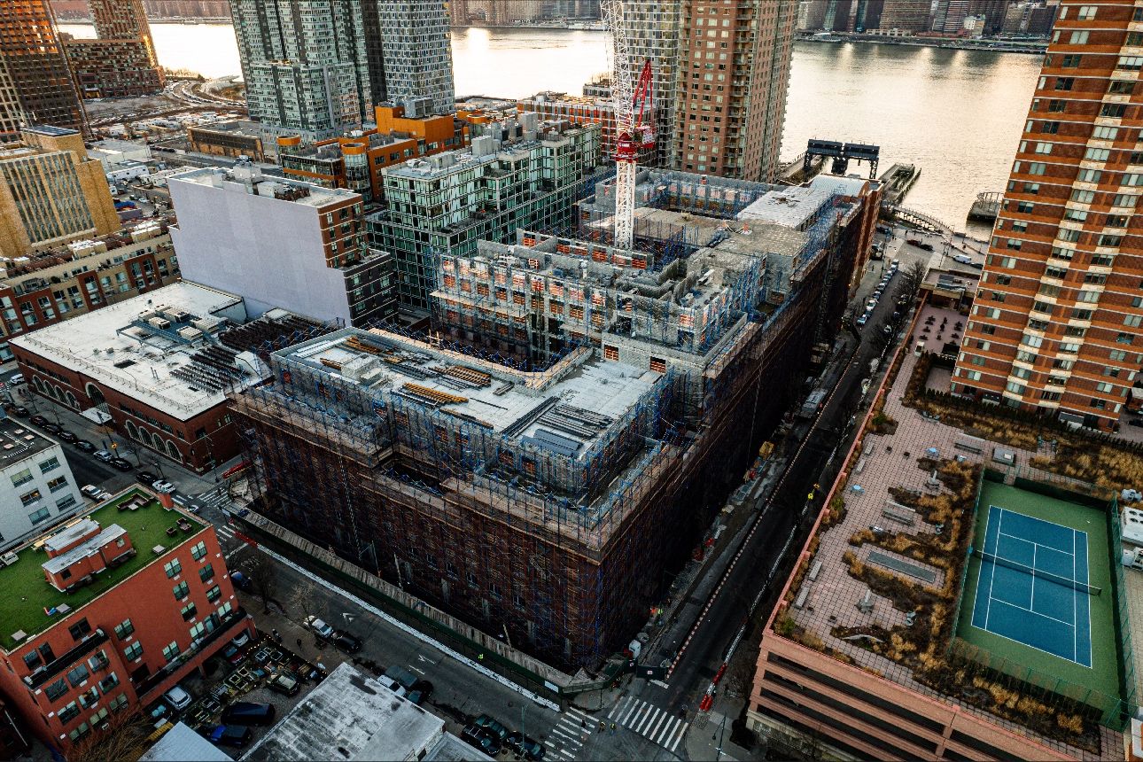 Superstructure Rises at 2-33 50th Avenue