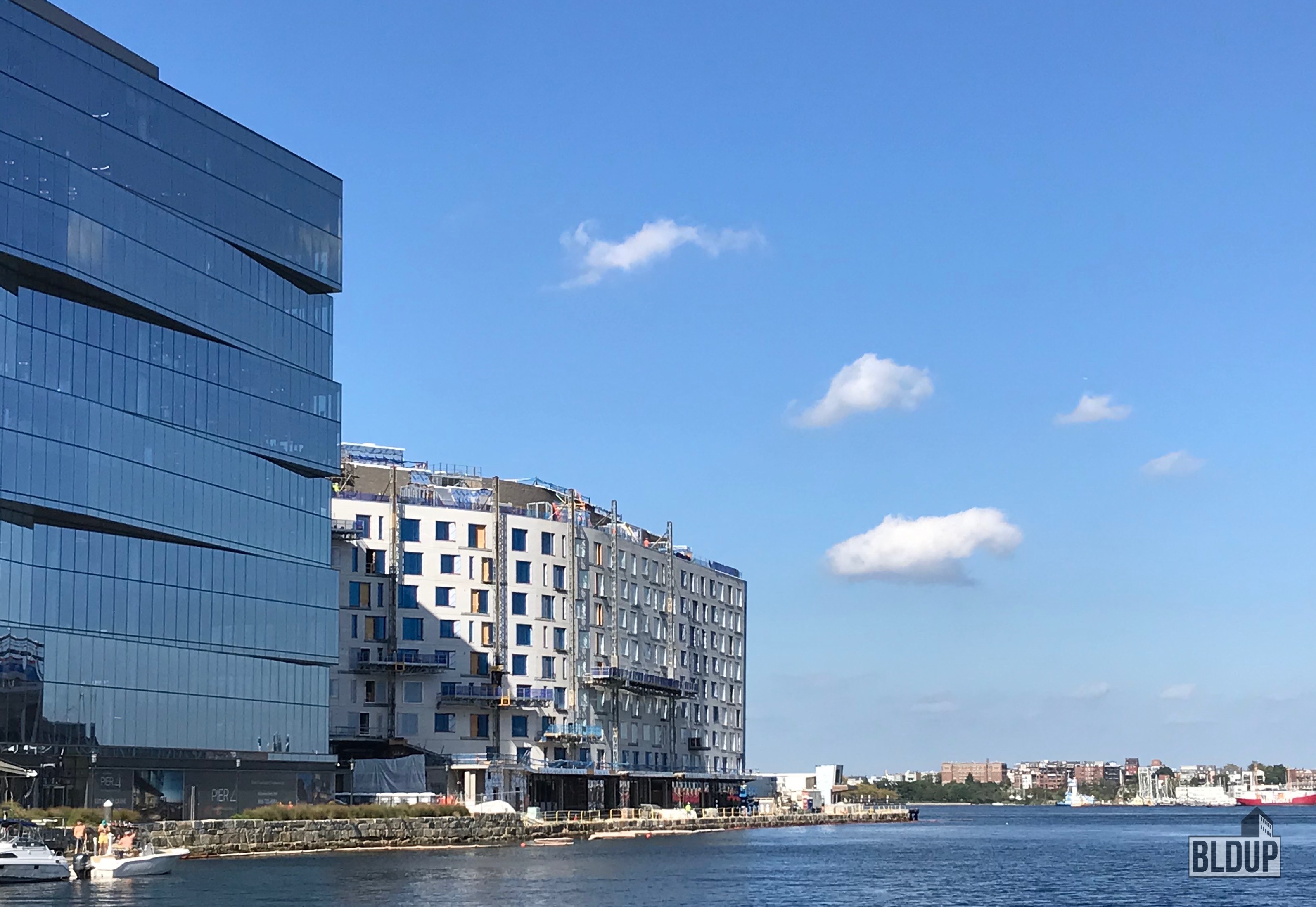 Construction Continues on Pier 4 Luxury Condos