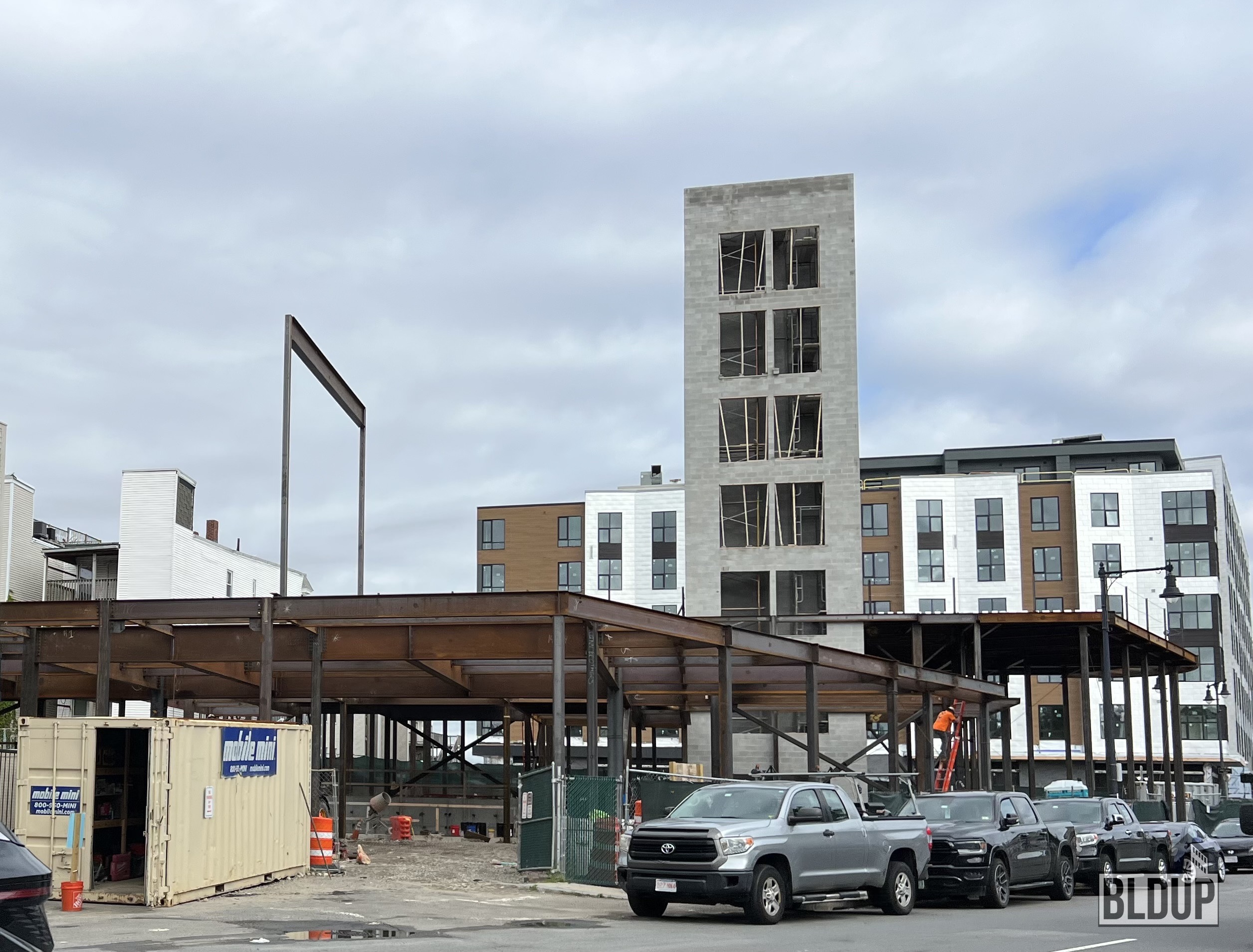 Framing Underway for Southie Mixed-Use Project
