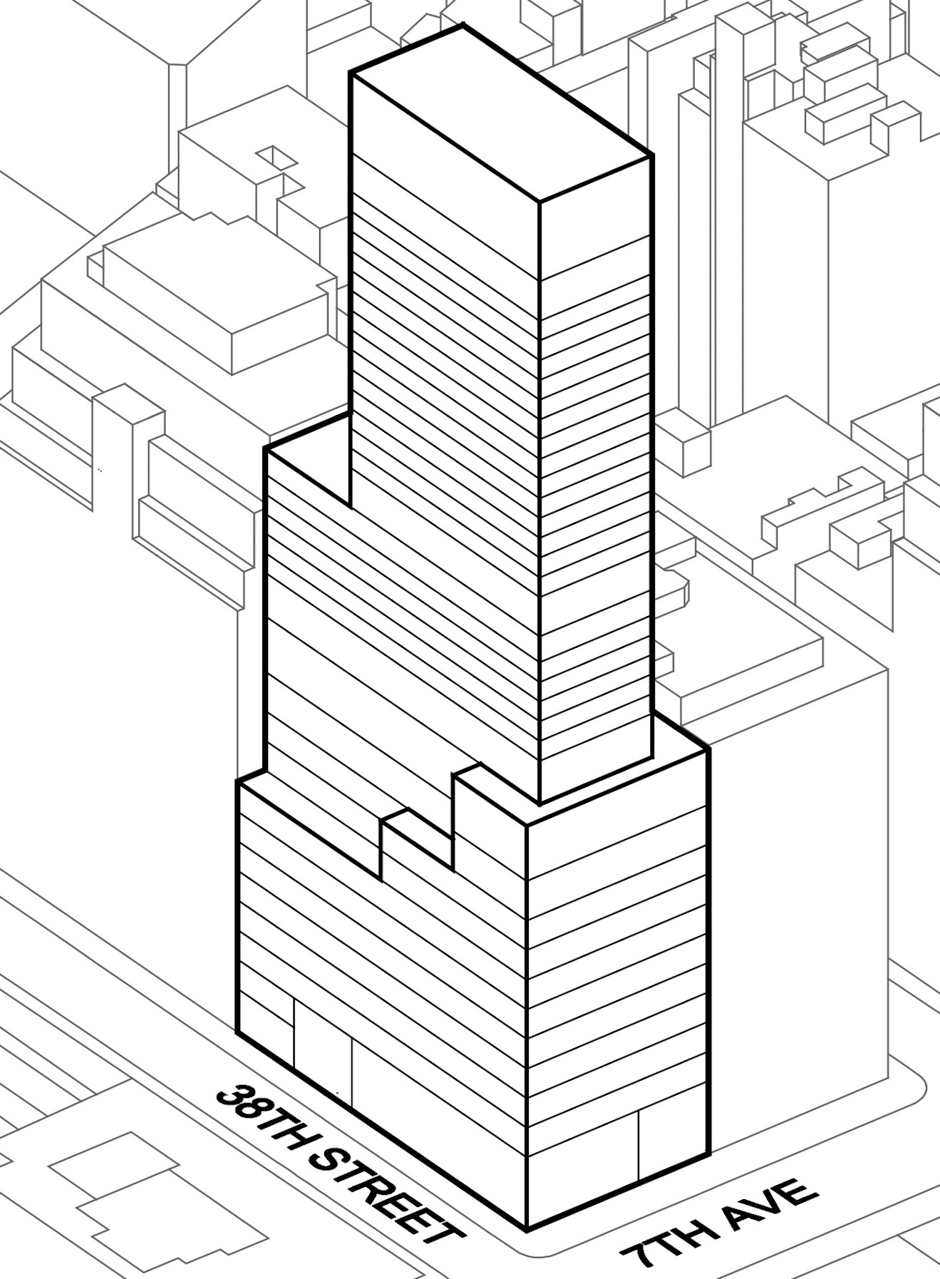 Borough President Reviews 355K Sqft Garment District Tower Proposal