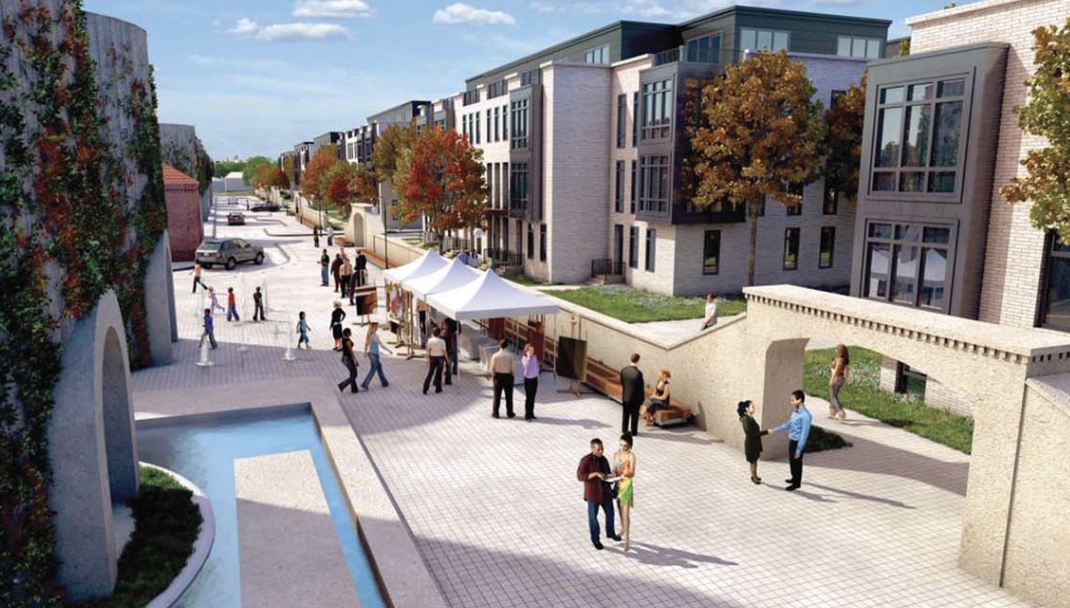 EYA Submits Final Plans for Rowhomes at McMillan Sand Filtration Site