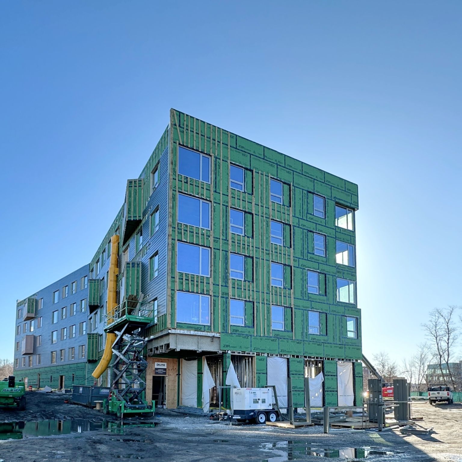 Construction Advancing for Phase 2 of Island Parkside Housing