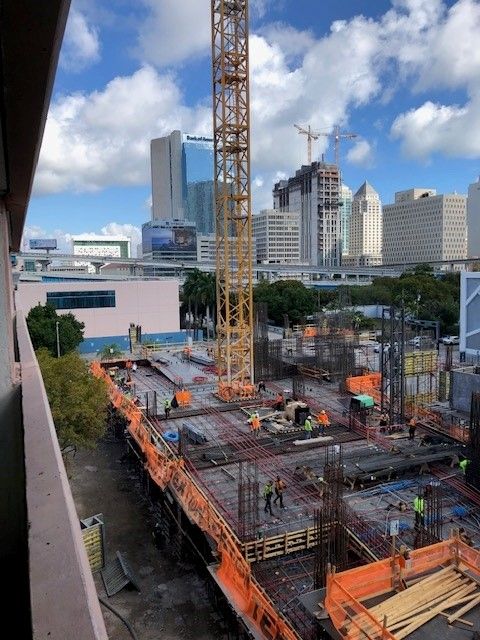 Cranes On-Site at the Modera Riverside Project