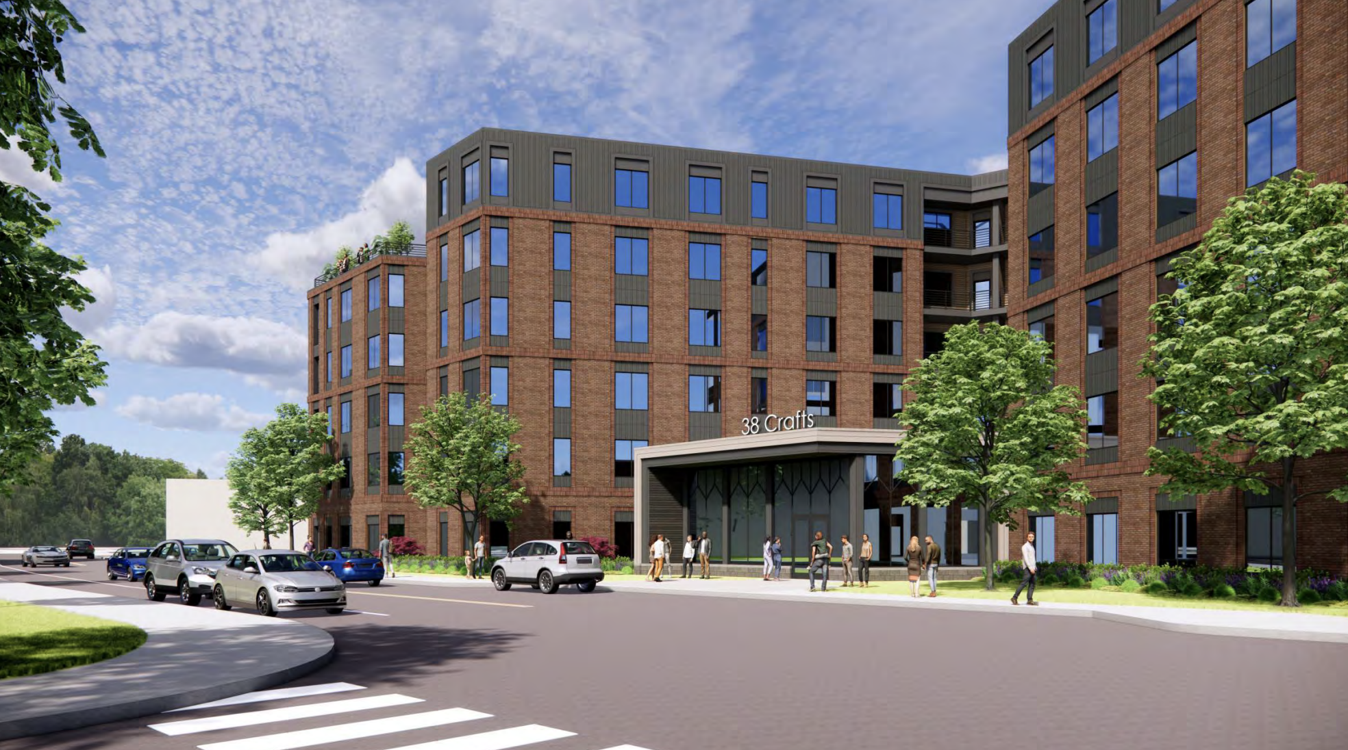 New Developer Updates Plans for Crafts Street Site in Newton