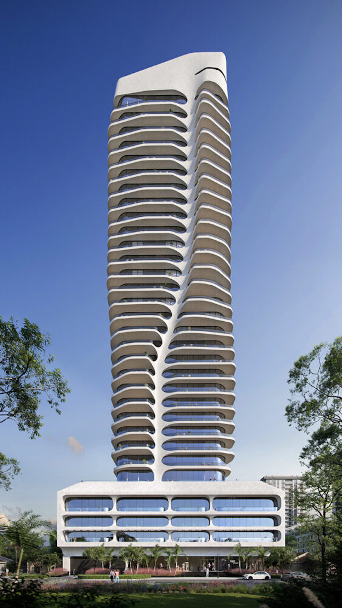 Renderings Revealed for 383 Foot Residential Structure, The Muse