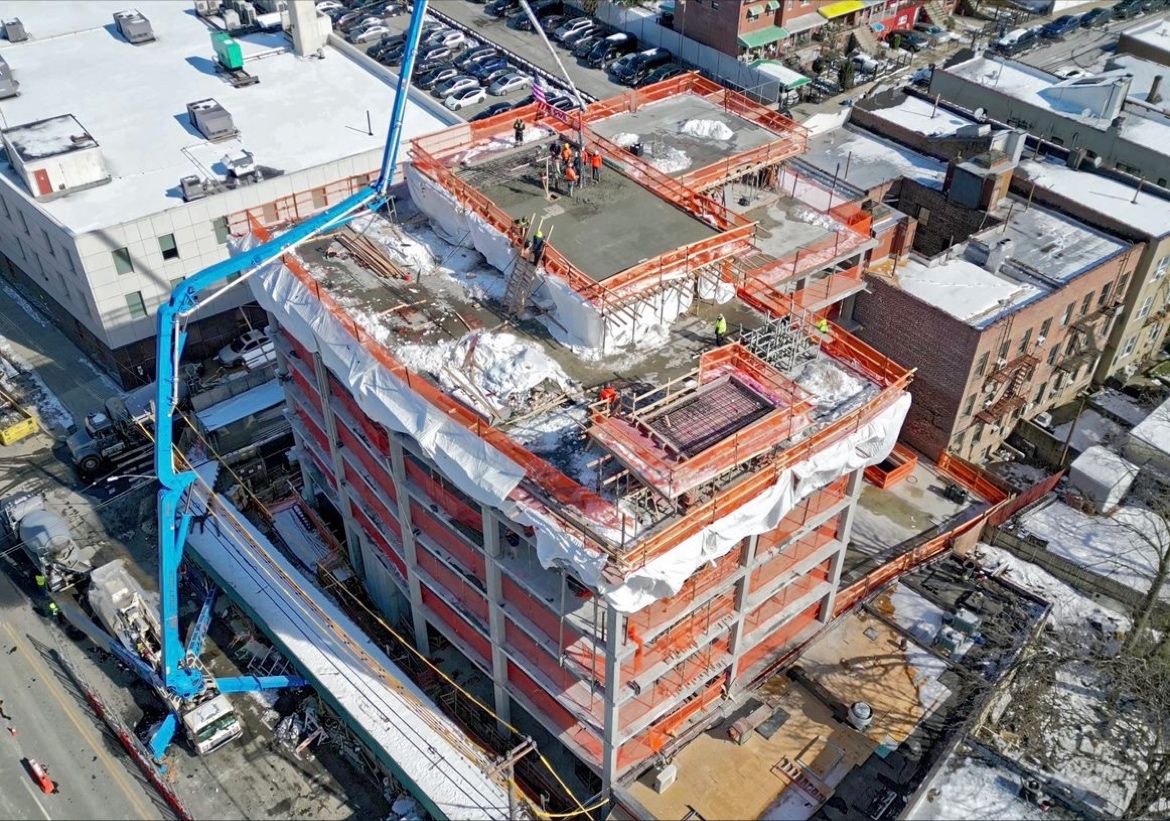6-Story Mixed-Use Project Tops Out in Wakefield
