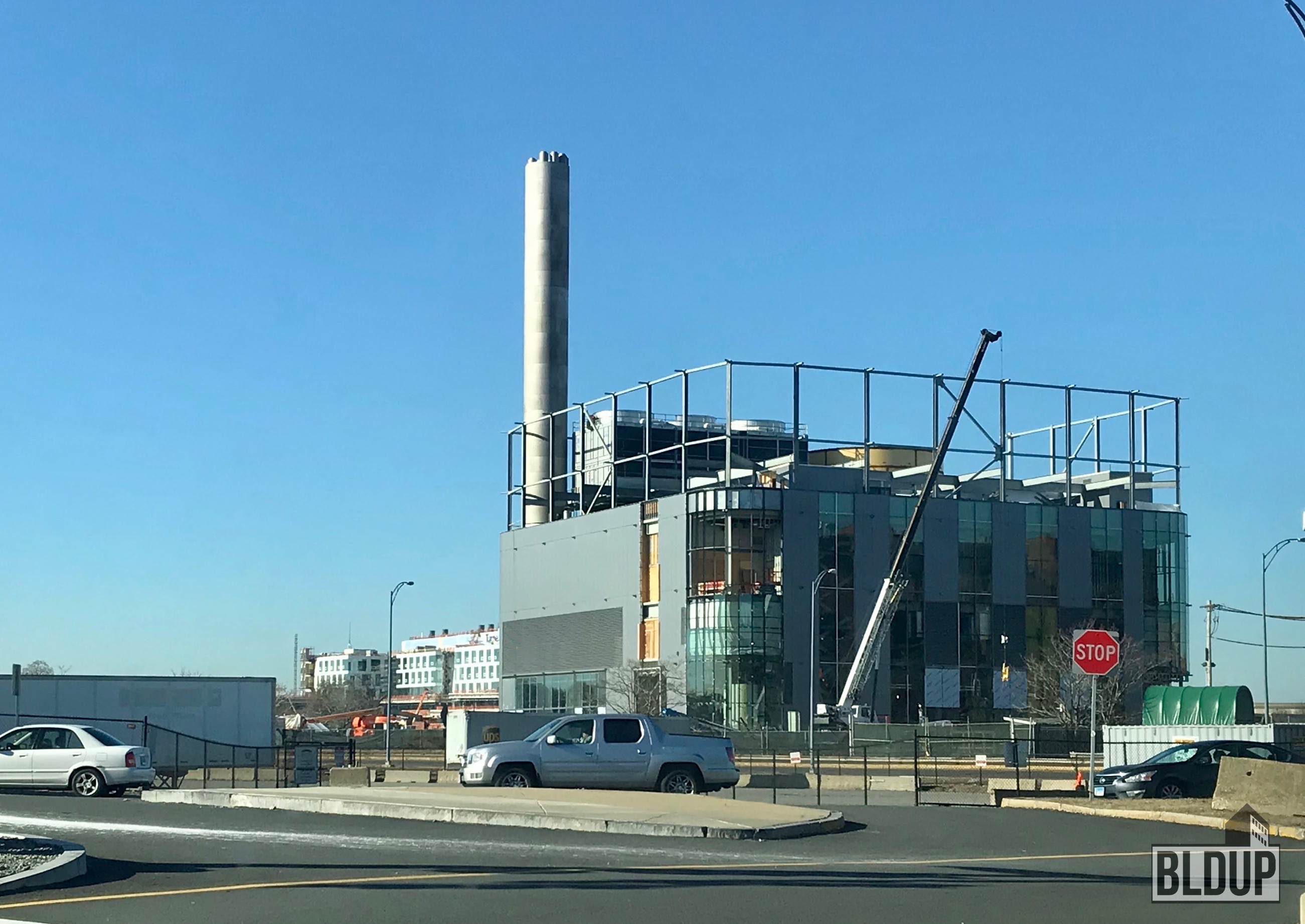 Facade Install Ongoing for Harvard's New Energy Facility