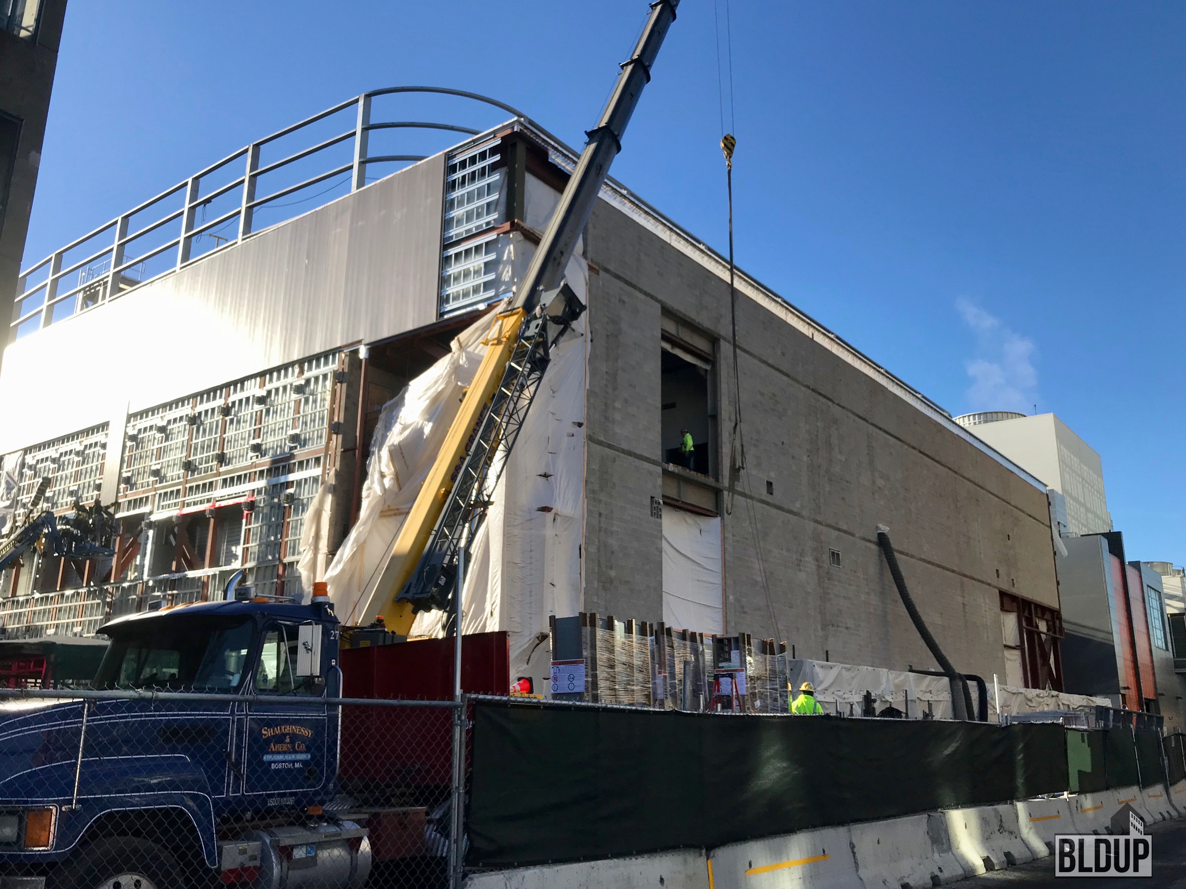 Facade Work Ongoing for MIT's New Central Utilities Plant