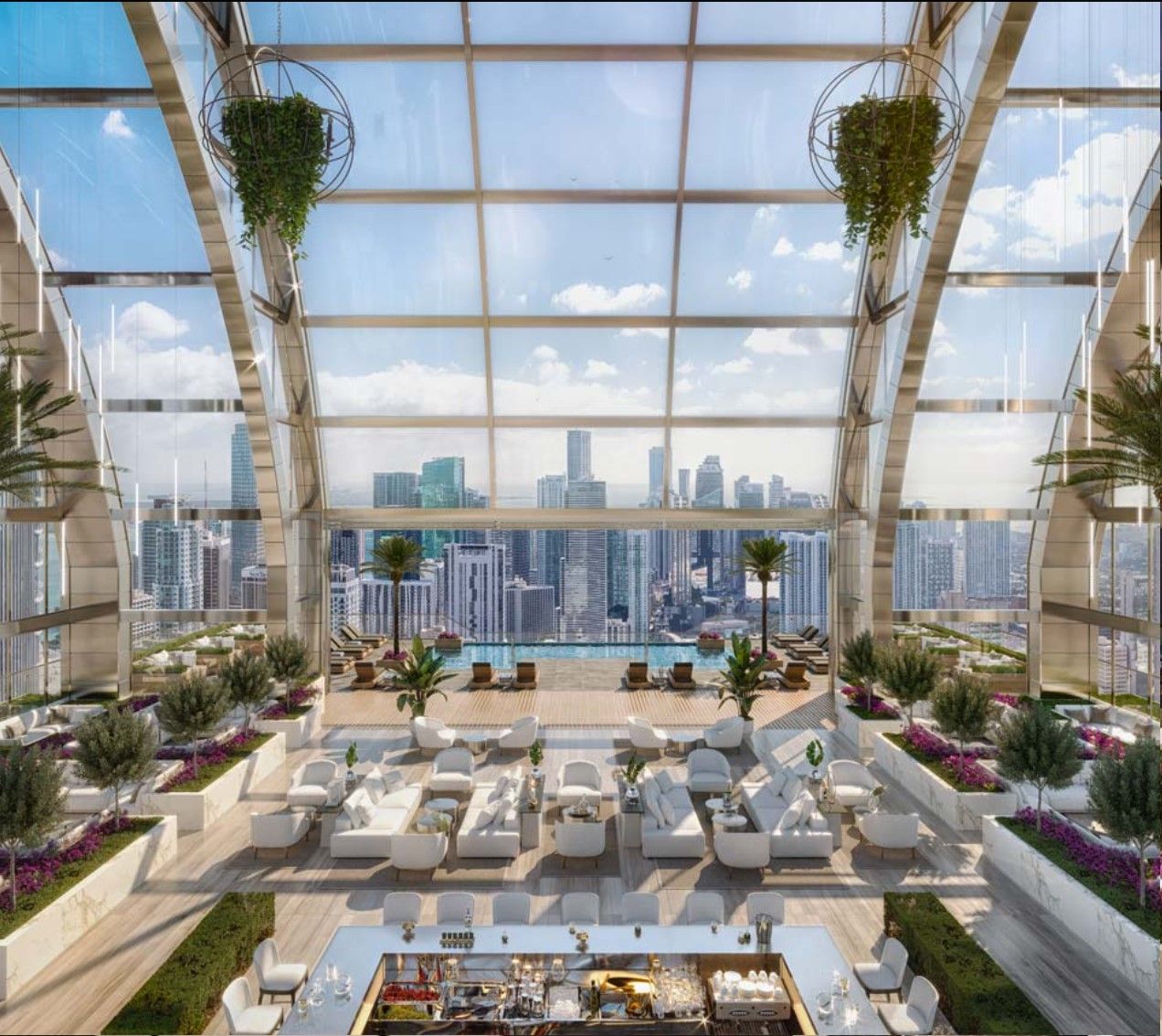 Crews Prepare For Construction On The 52-Story Legacy Hotel & Residences