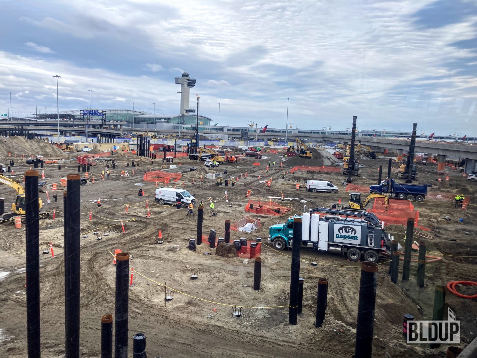 Pile Driving Underway for JFK's $9.5B Terminal One