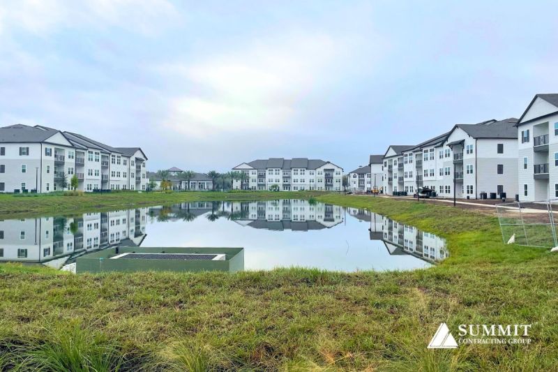 Construction Nearing Completion at Lake Gibson in Lakeland, Florida