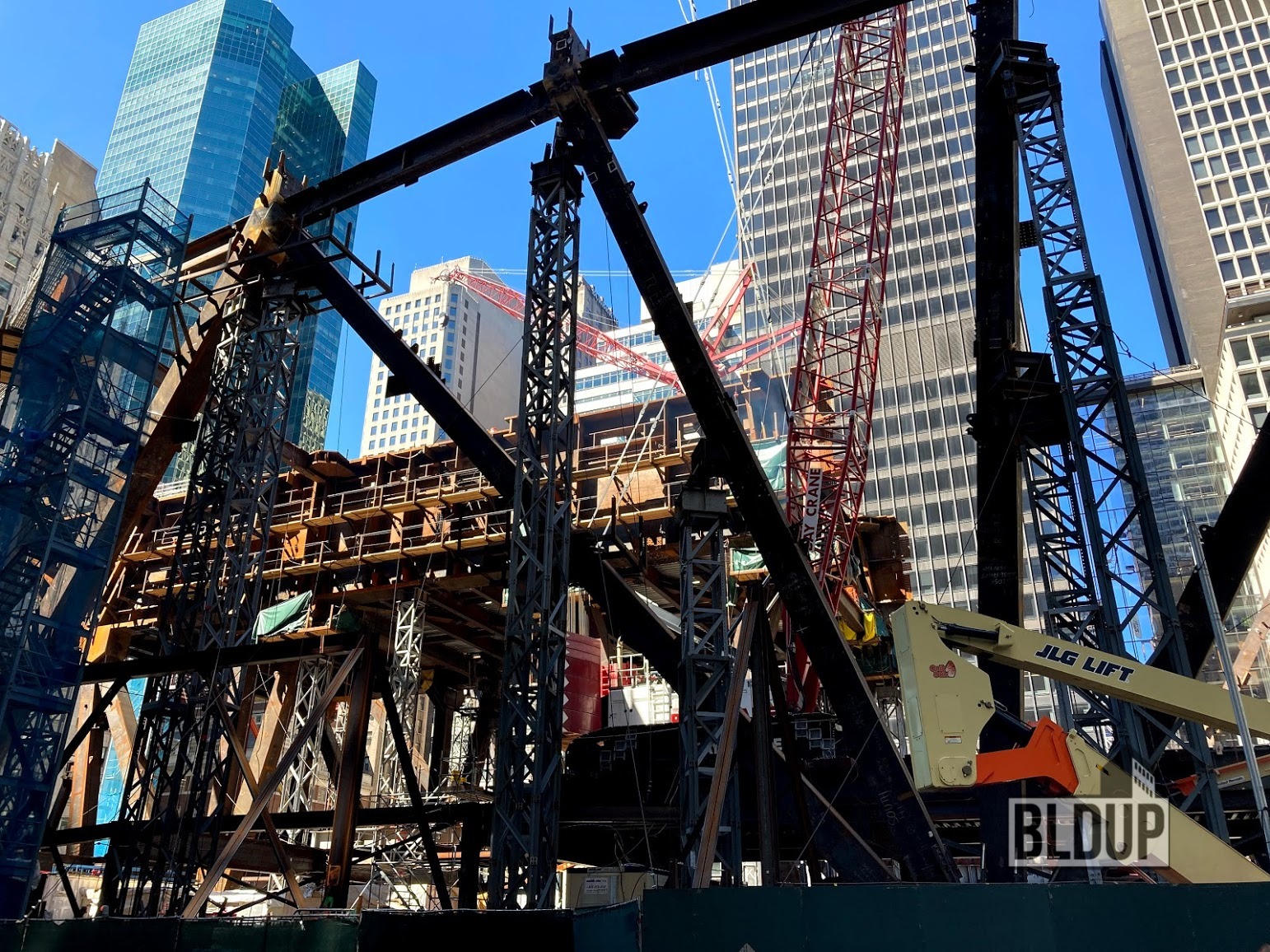 Steel Erection Underway For Massive Midtown Supertall
