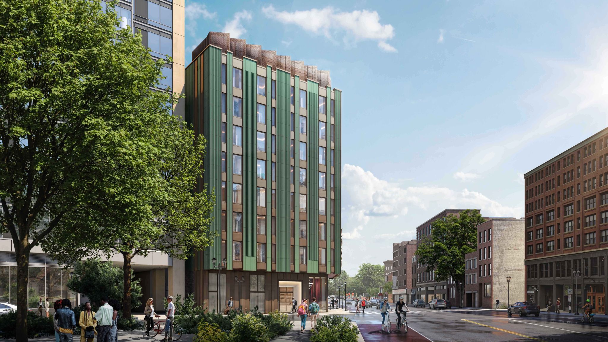 Mass Timber Hotel Planned Along Greenway