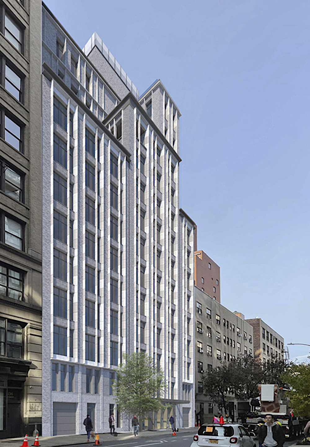 Foundation Work Continues for 13-Story Condo Tower in Chelsea