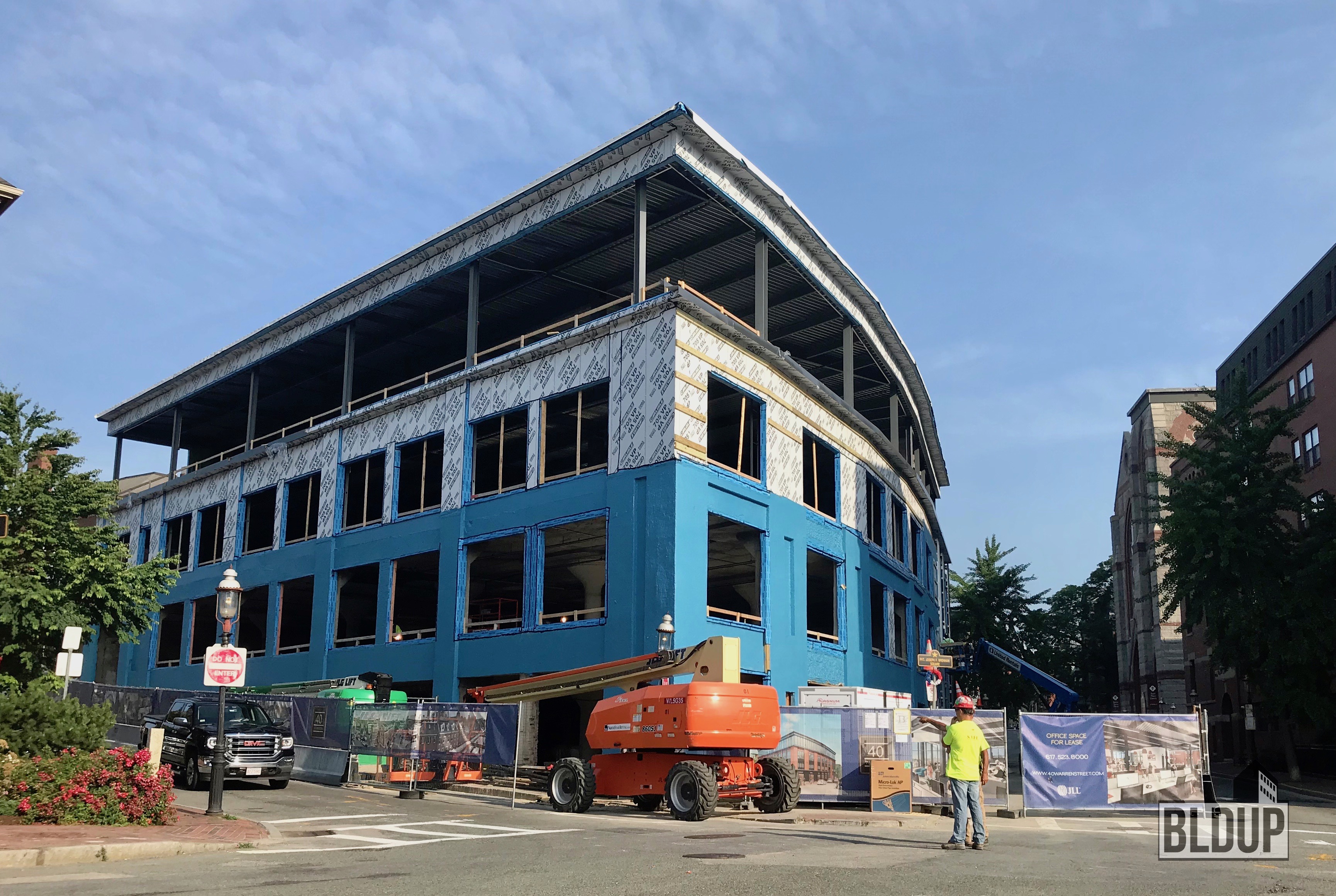 Structure in Place for Renovation and Addition of 40 Warren St. in ...