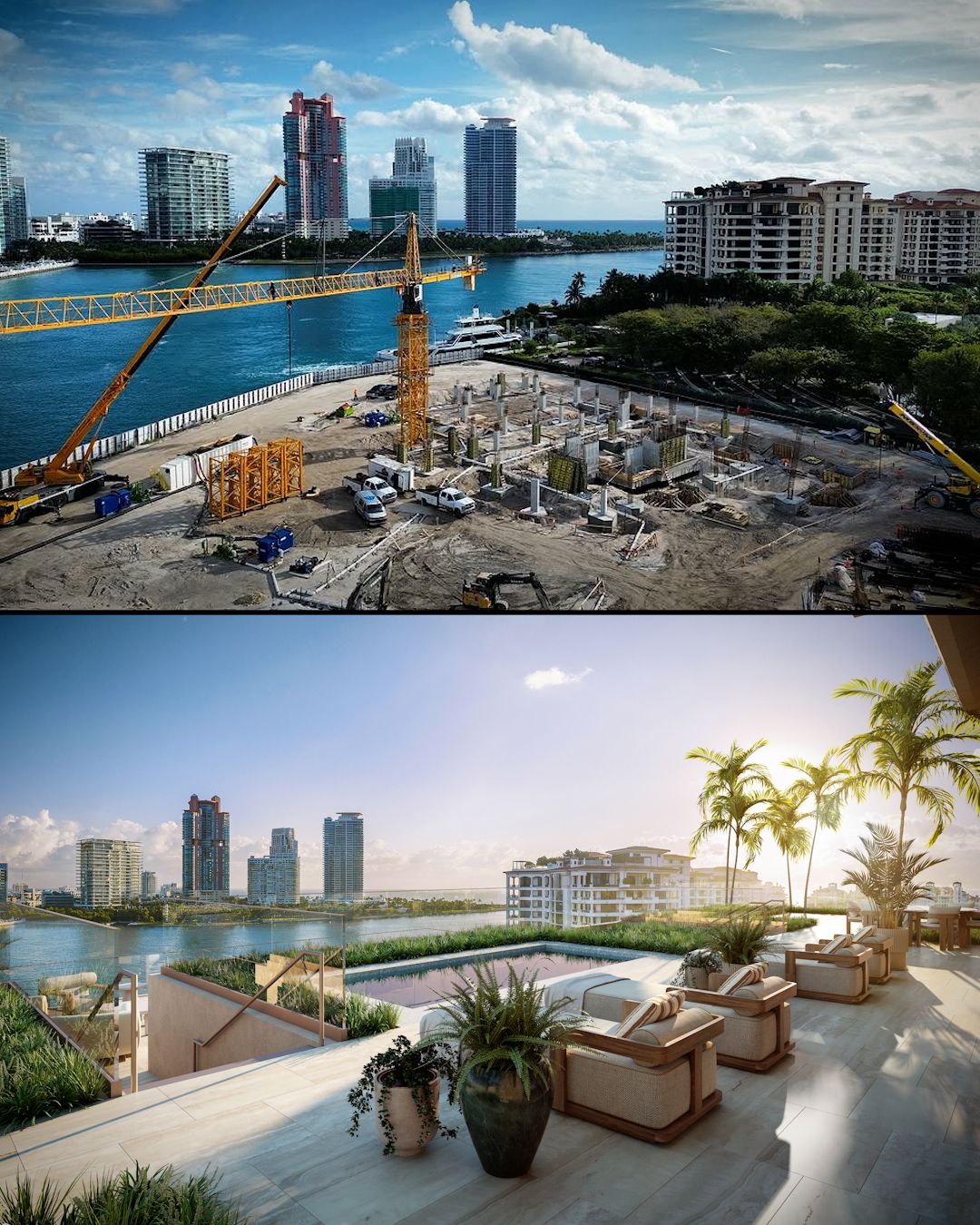 Vertical Construction Underway at 6 Fisher Island | BLDUP