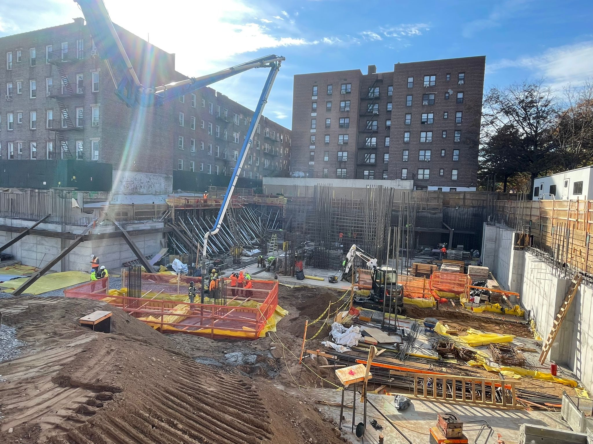 Foundation Work Underway for Large Mixed-Use Project in Jackson Heights