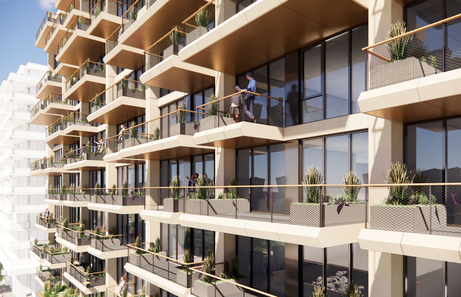 Updated Renderings Revealed for Parcel 5 at Bridge District