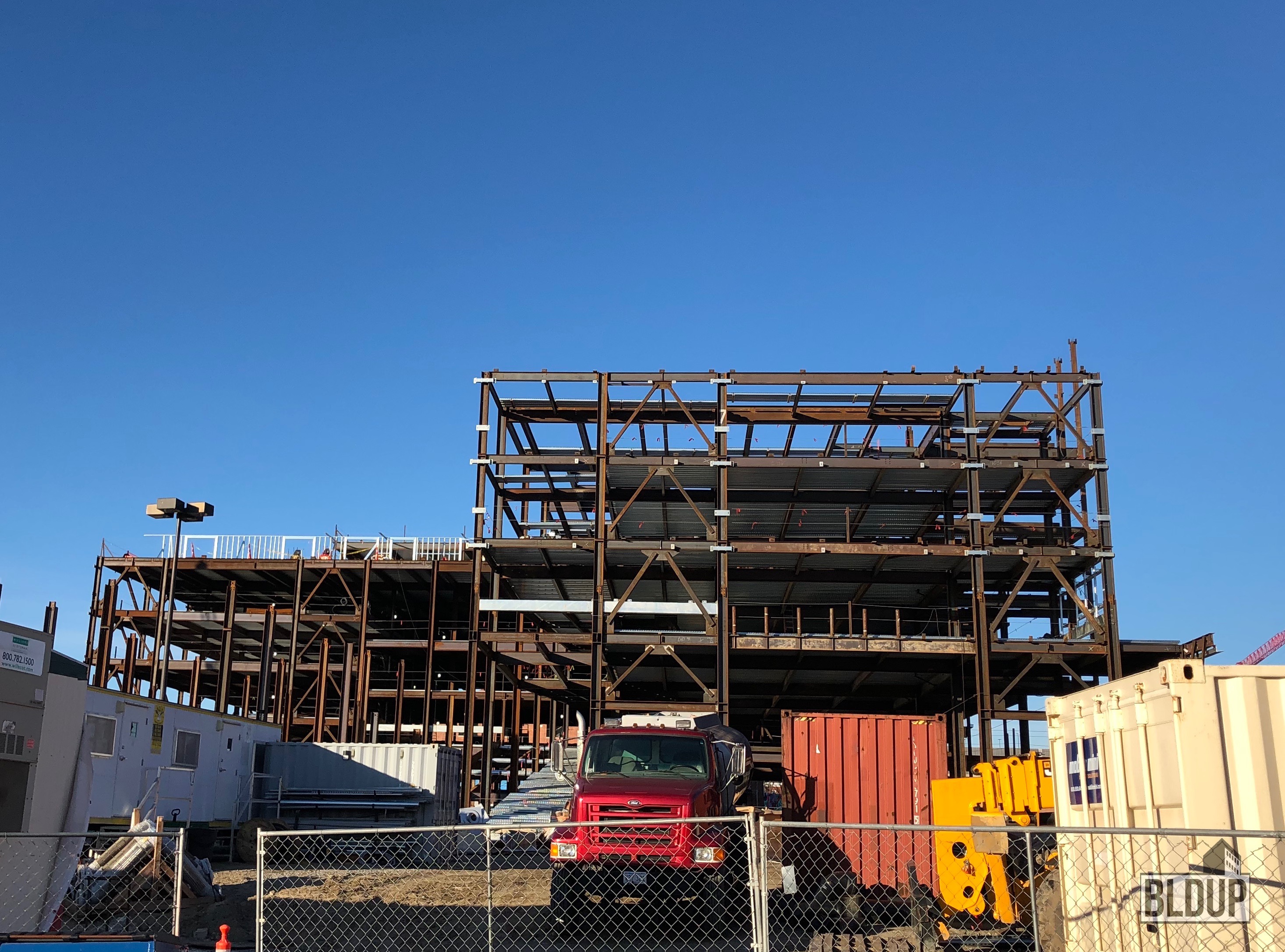 Framing Quickly Rising for Blvd and Boston Apts at Arsenal Yards