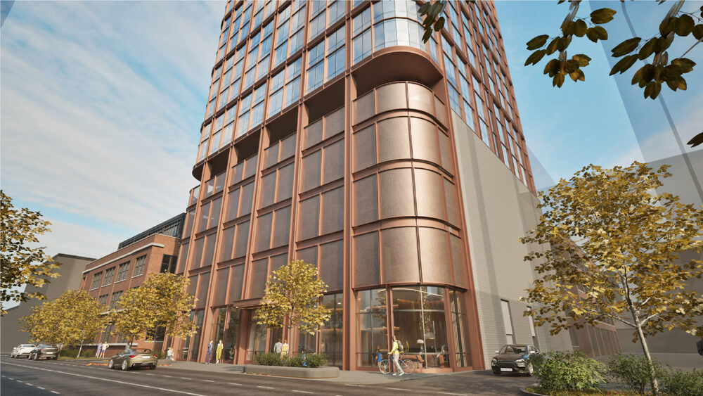 Renderings Revealed for Mixed-Use at 215 N. Racine