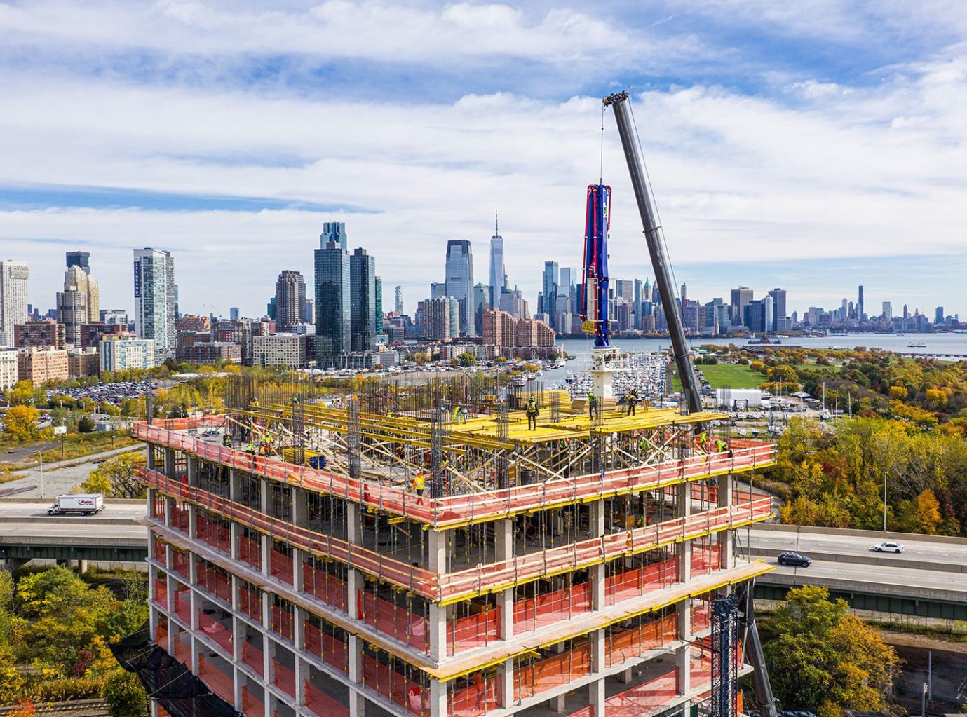 Transit-Oriented Tower Project Tops Out in Jersey City