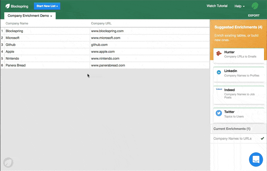 Blockspring - get data for prospecting, reports, and landing pages – Blockspring