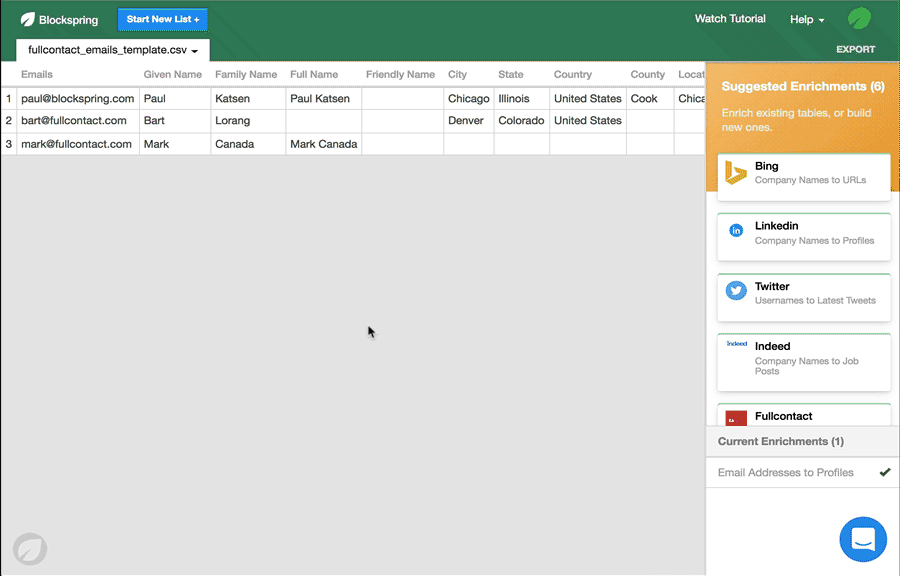 Blockspring - get data for prospecting, reports, and landing pages – Blockspring